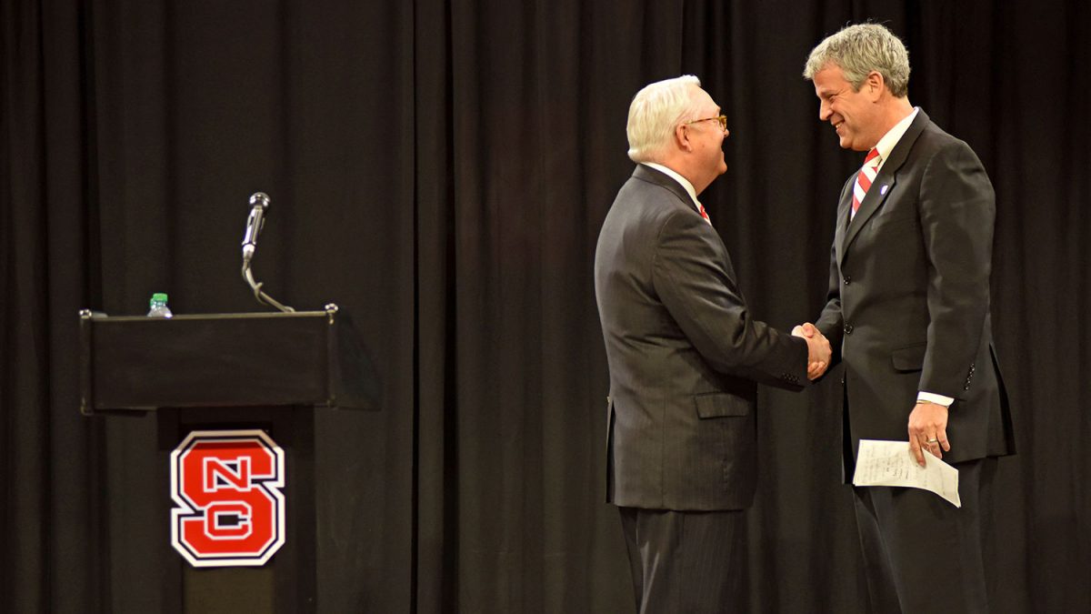 Corrigan Introduced as New Athletics Director | NC State News Corrigan Introduced as New Athletics Director | NC State News
